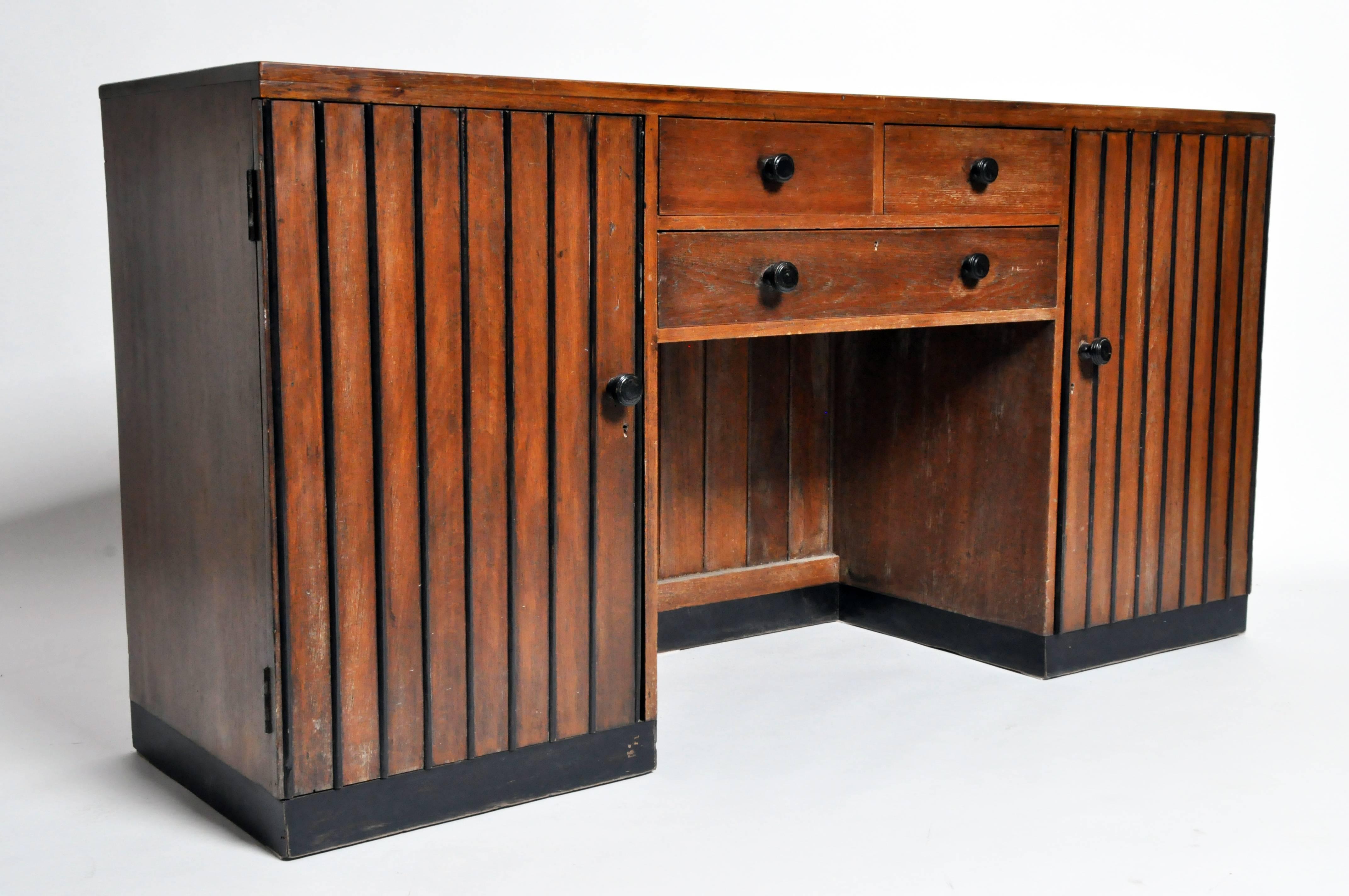 British Colonial Art Deco Sideboard at 1stDibs