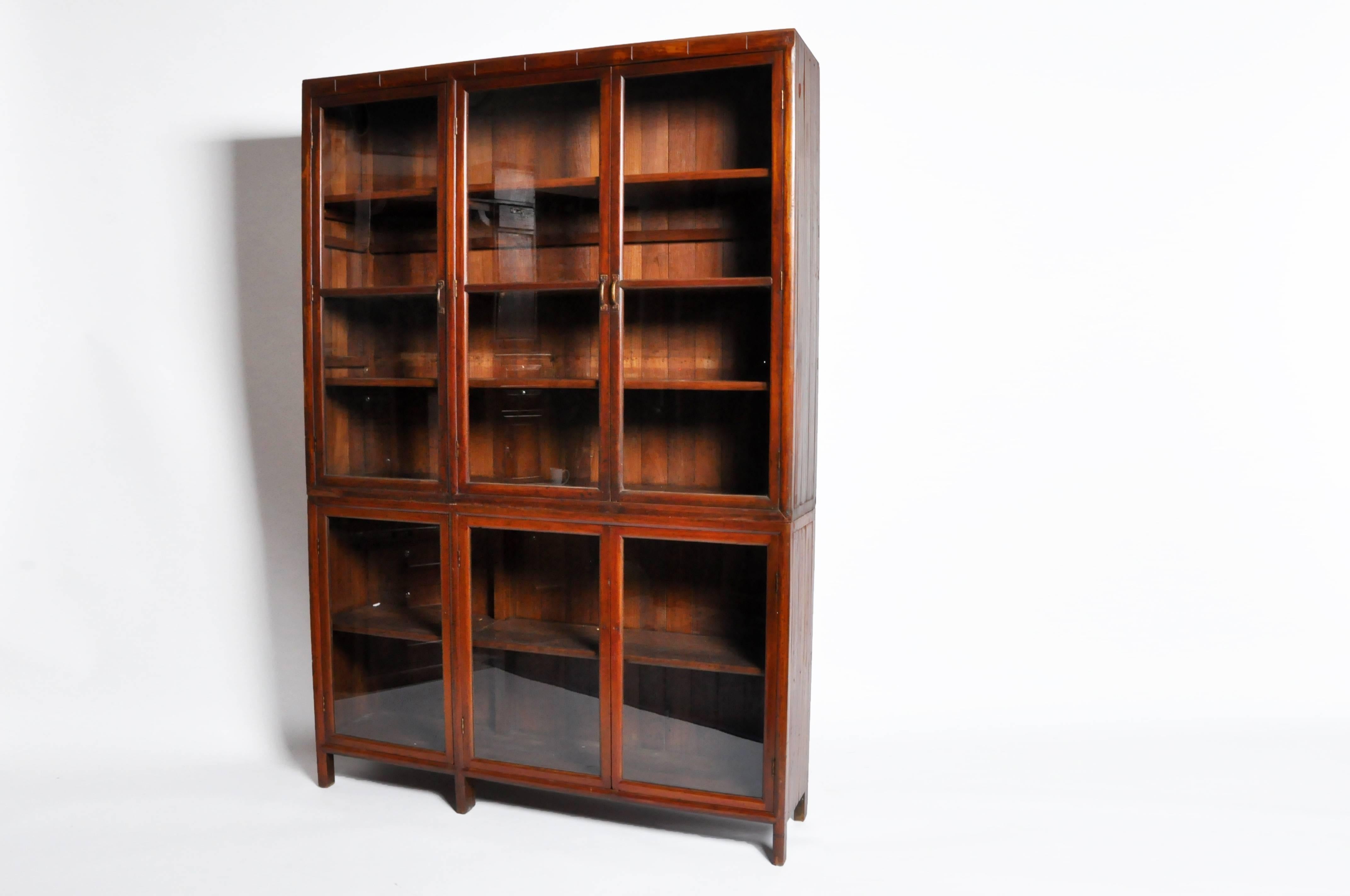 British Colonial Bookcase at 1stDibs