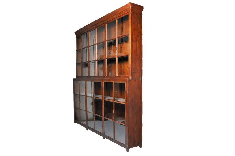 Impressive British Colonial Bookcase at 1stDibs