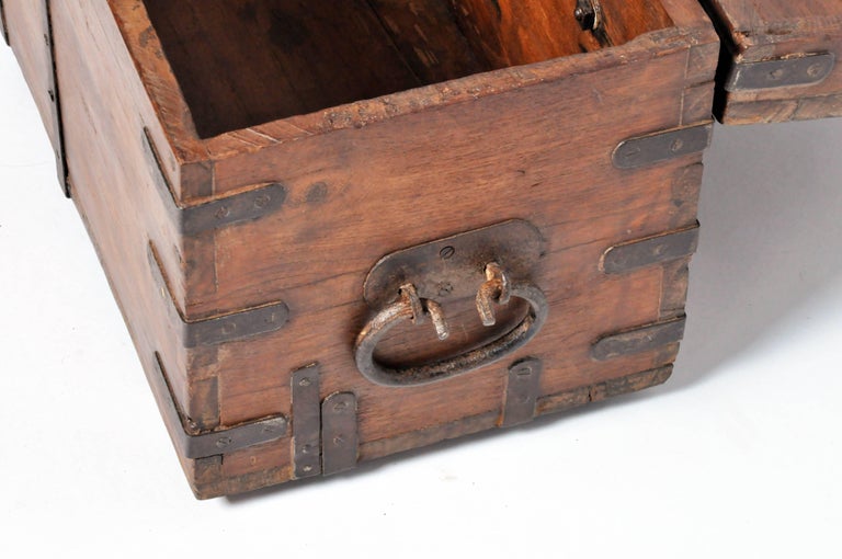 Vintage Rifle Box with Brass Trim at 1stDibs