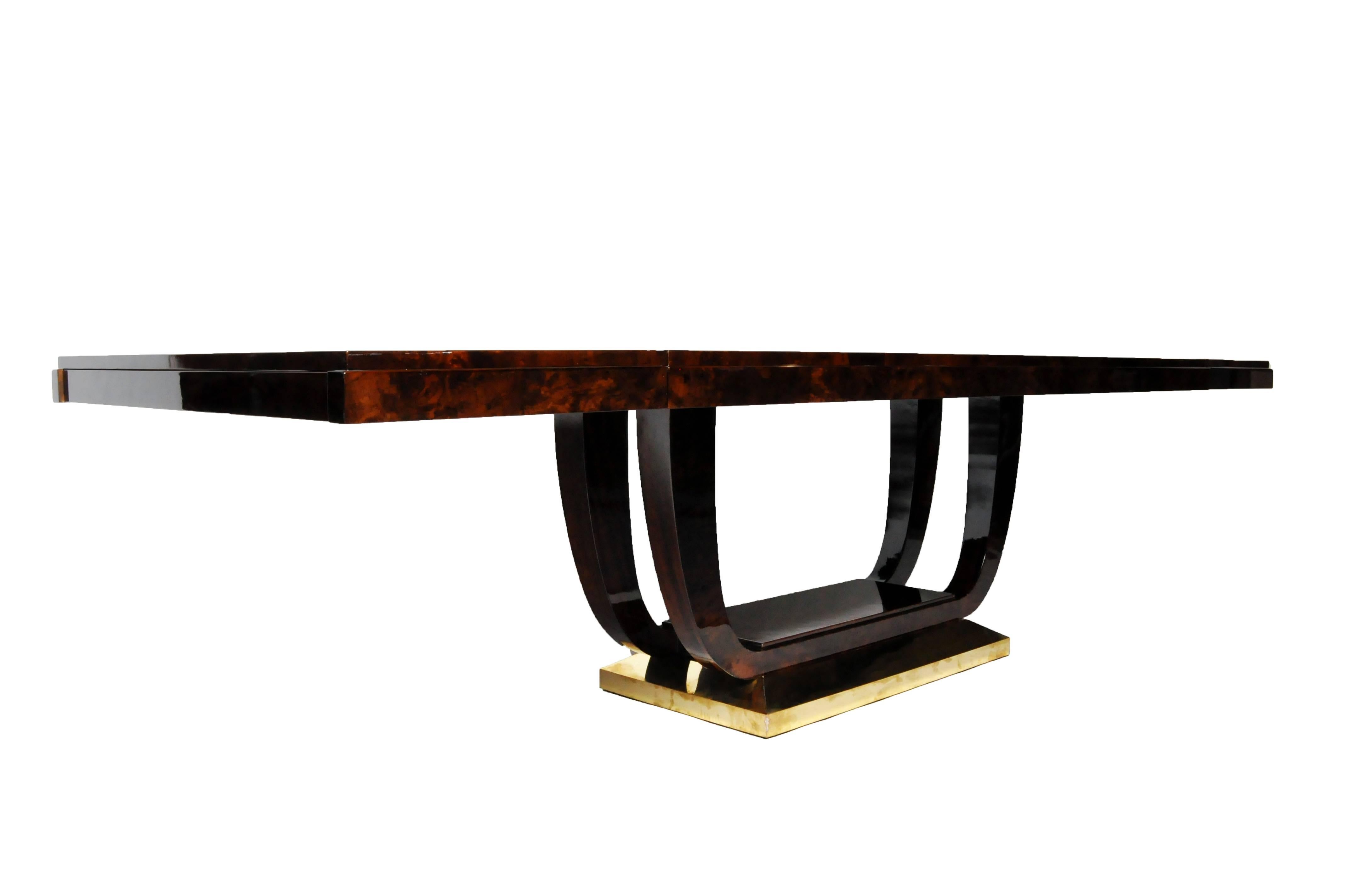 Impressive Art Deco Style Dining Table at 1stDibs