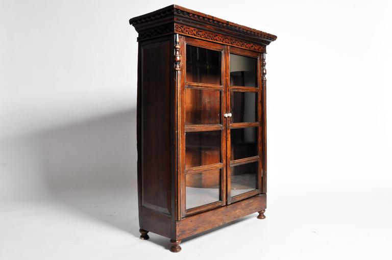 Teak Wood Bookcase at 1stDibs