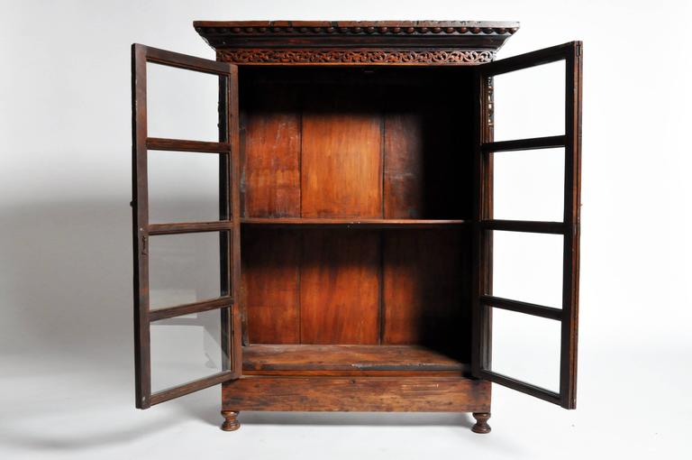 Teak Wood Bookcase at 1stDibs