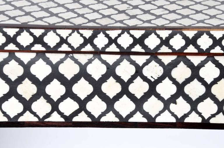 Bone Inlaid Dining Table at 1stDibs | bone inlay dining tables