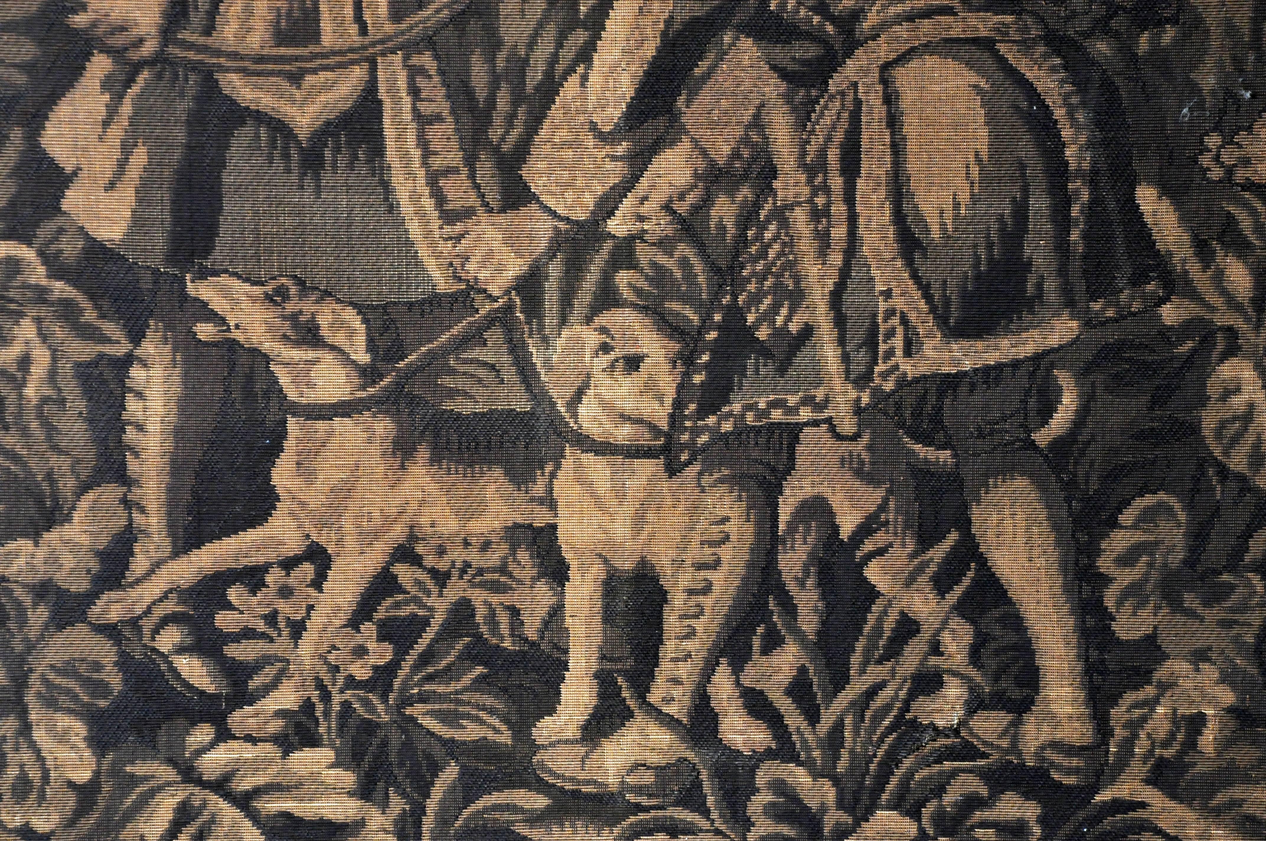 Hunting Tapestry in Frame at 1stDibs | frame tapestry, tapestry frame