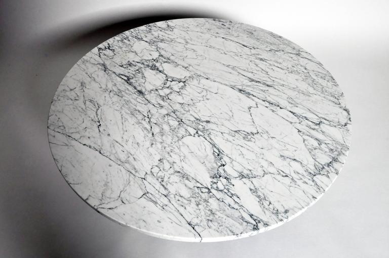 Round Marble Coffee Table at 1stDibs