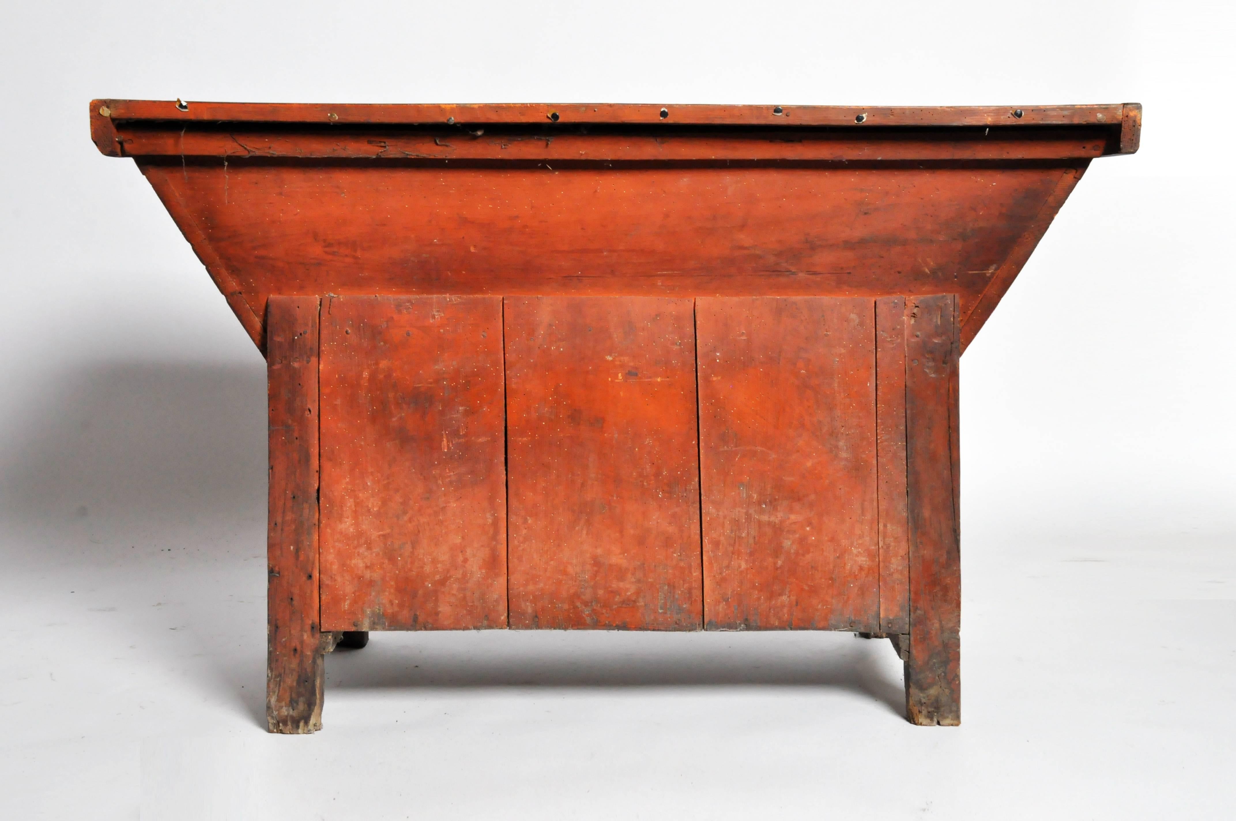 Bread Making Table with Storage at 1stDibs | antique bread making table ...