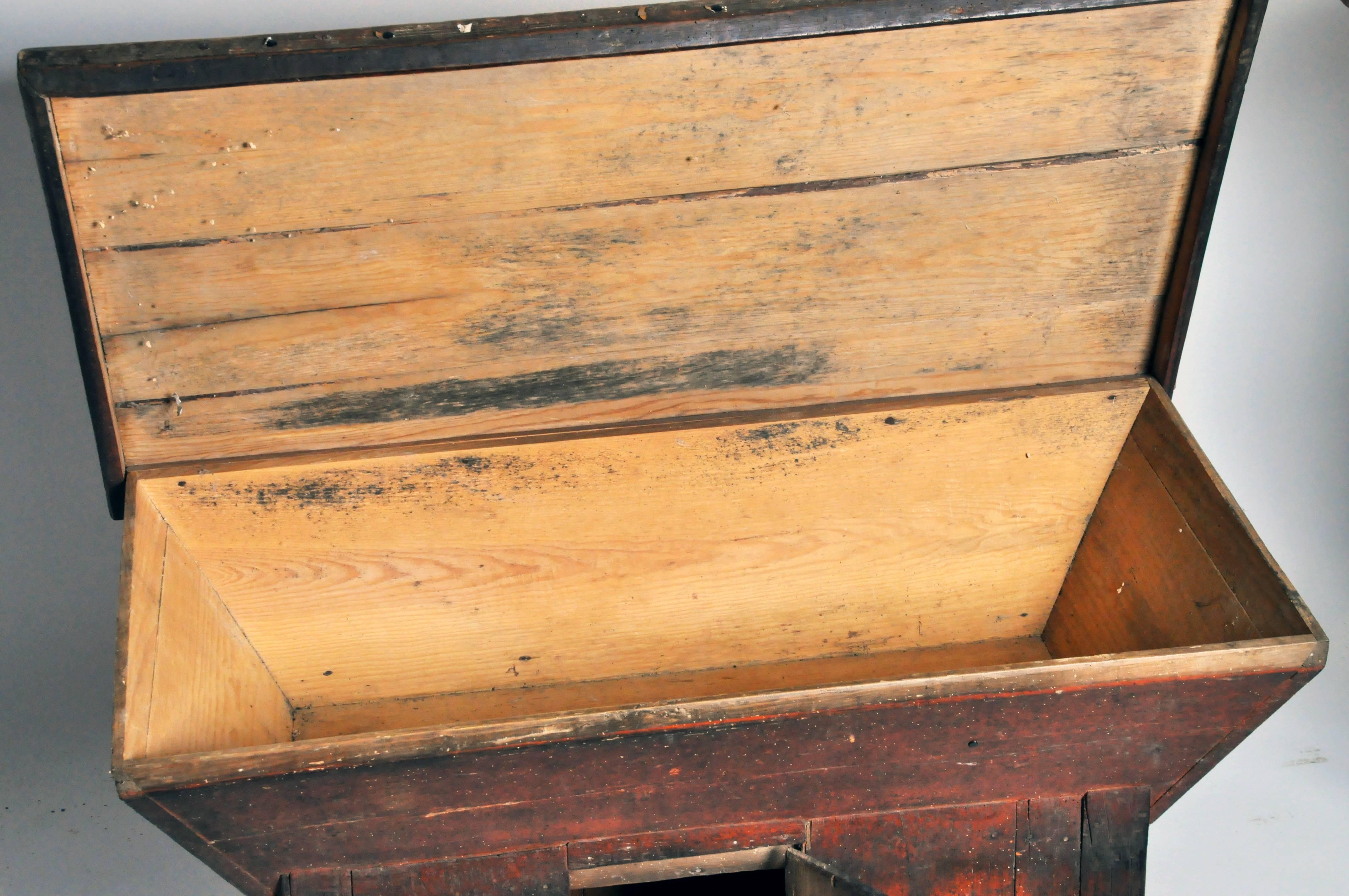 Bread Making Table with Storage at 1stDibs | antique bread making table ...