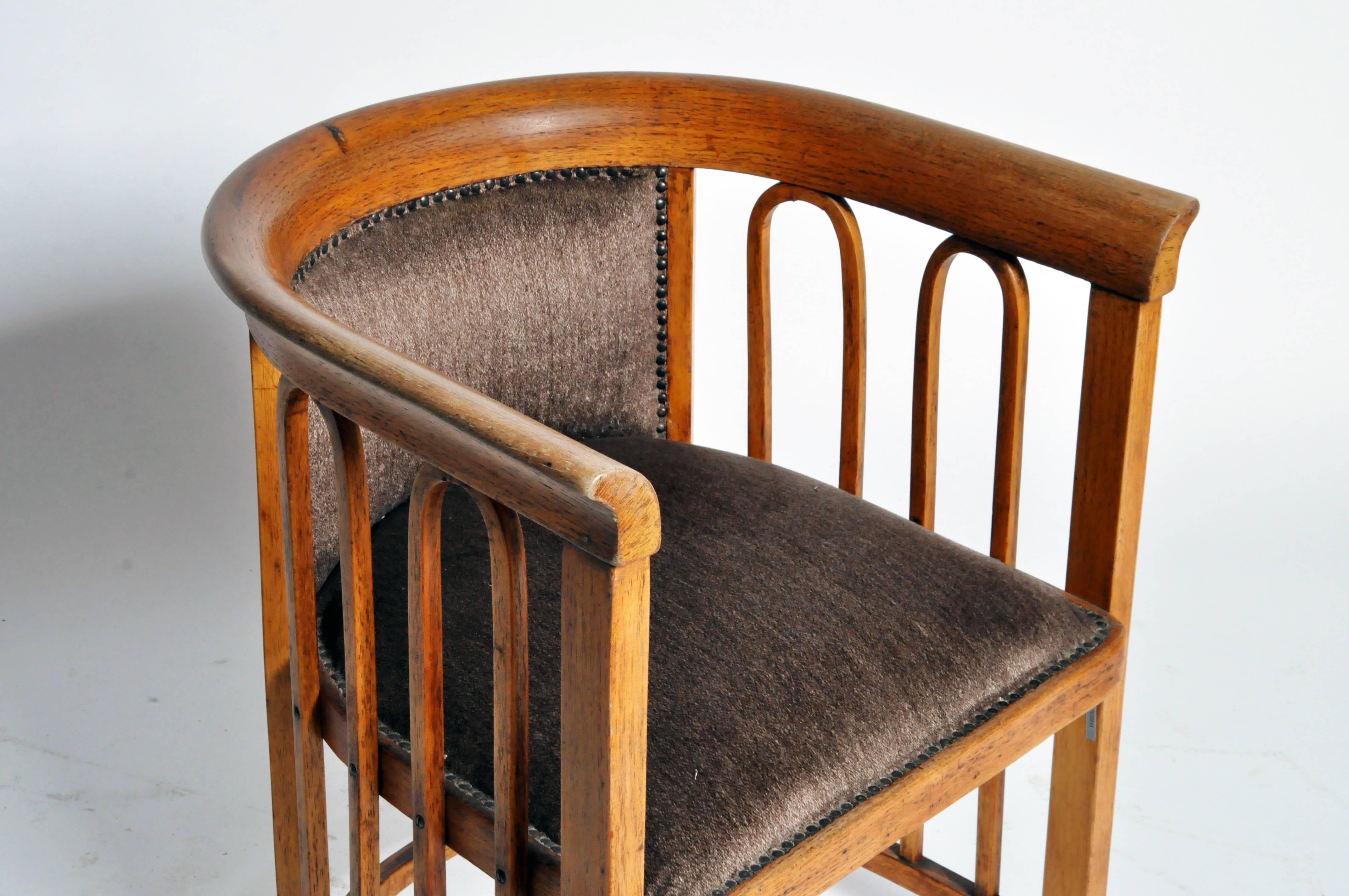 Pair of Sitzmaschine Chairs by Josef Hoffmann at 1stDibs | josef ...