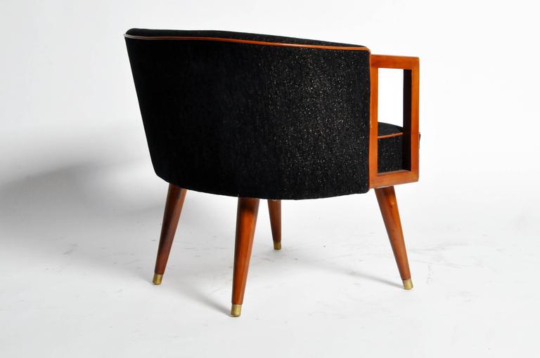 Pair of Round Back Chairs at 1stDibs