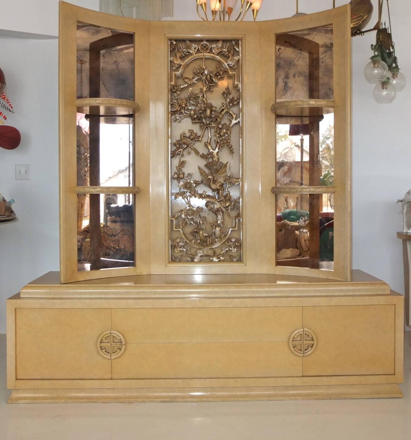 James Mont Console Cabinet For Sale at 1stdibs