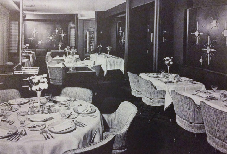 Set of Four Chairs from the First Class Dining Room of the S.S. United ...