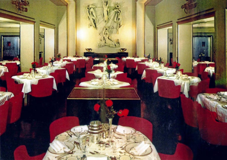 Set of Four Chairs from the First Class Dining Room of the S.S. United ...