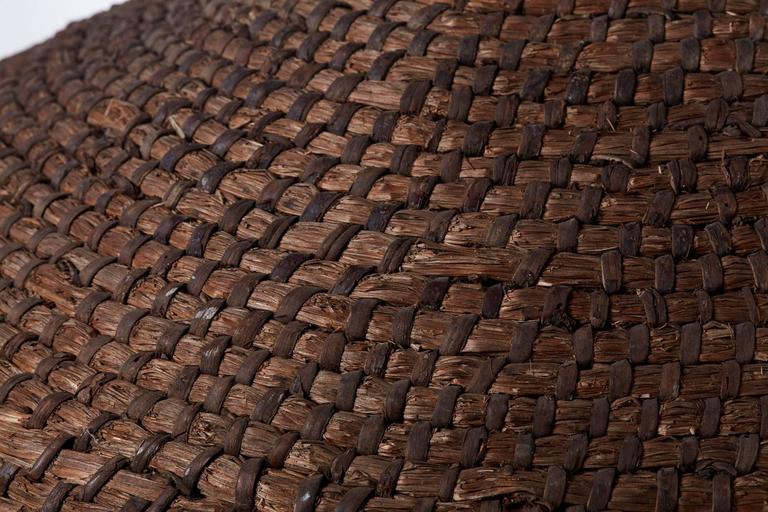 Early 20th Century Extra Large French Rye Basket at 1stDibs