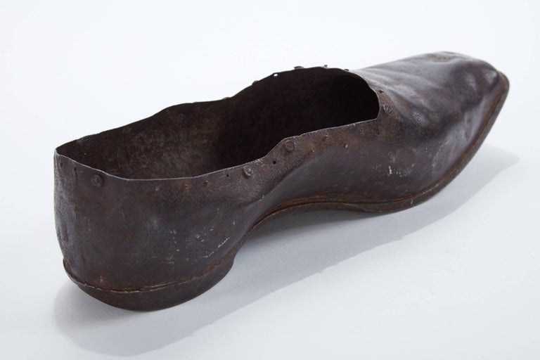 Late 19th Century Hand-Forged Iron Shoe, Likely a Cobblers Sample at ...
