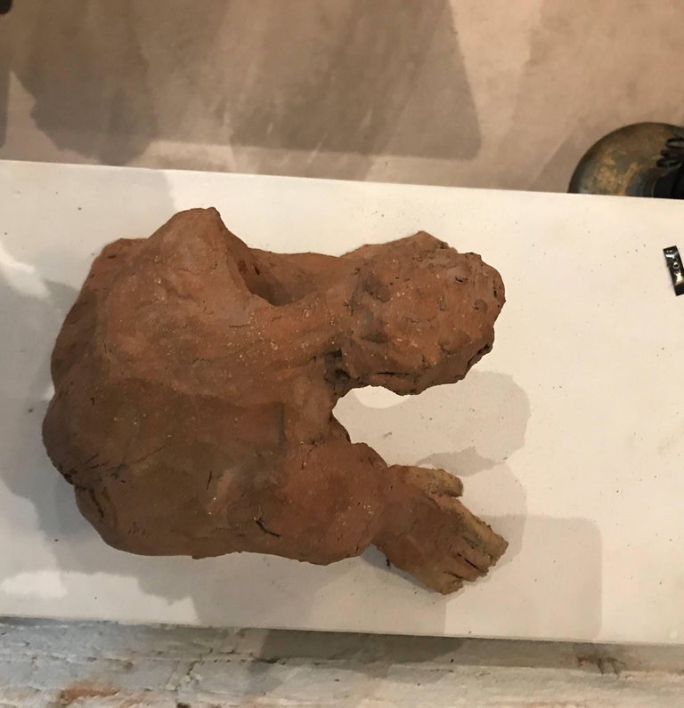 Mid-20th Century Clay Figural Sculpture by Artist Joyce Pines For Sale ...