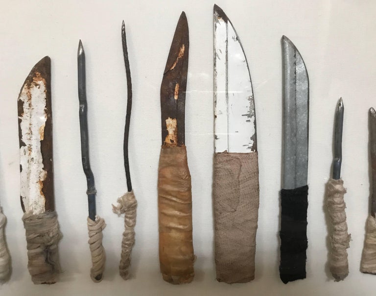 Collection of Late 19th-Early 20th Century Framed Prison Shivs at 1stDibs