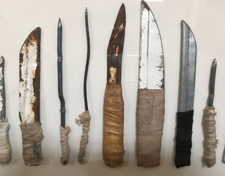 Collection of Late 19th-Early 20th Century Framed Prison Shivs at 1stDibs