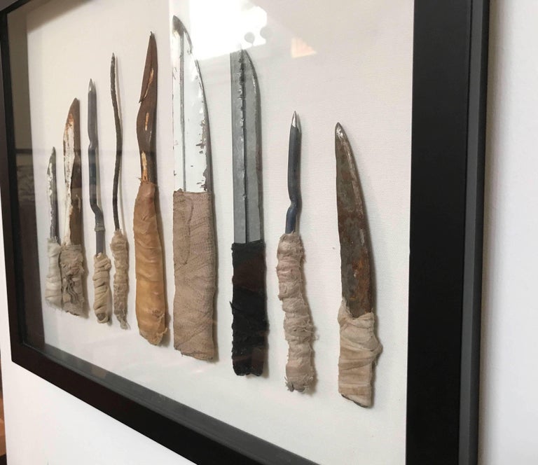 Collection of Late 19th-Early 20th Century Framed Prison Shivs at 1stDibs