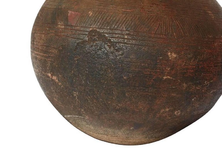 Early 20th Century African Clay Beer Pot For Sale at 1stDibs
