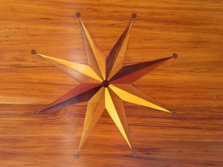 19th Century Jamaican Regency Yucca Tray Table with Exotic Specimen ...