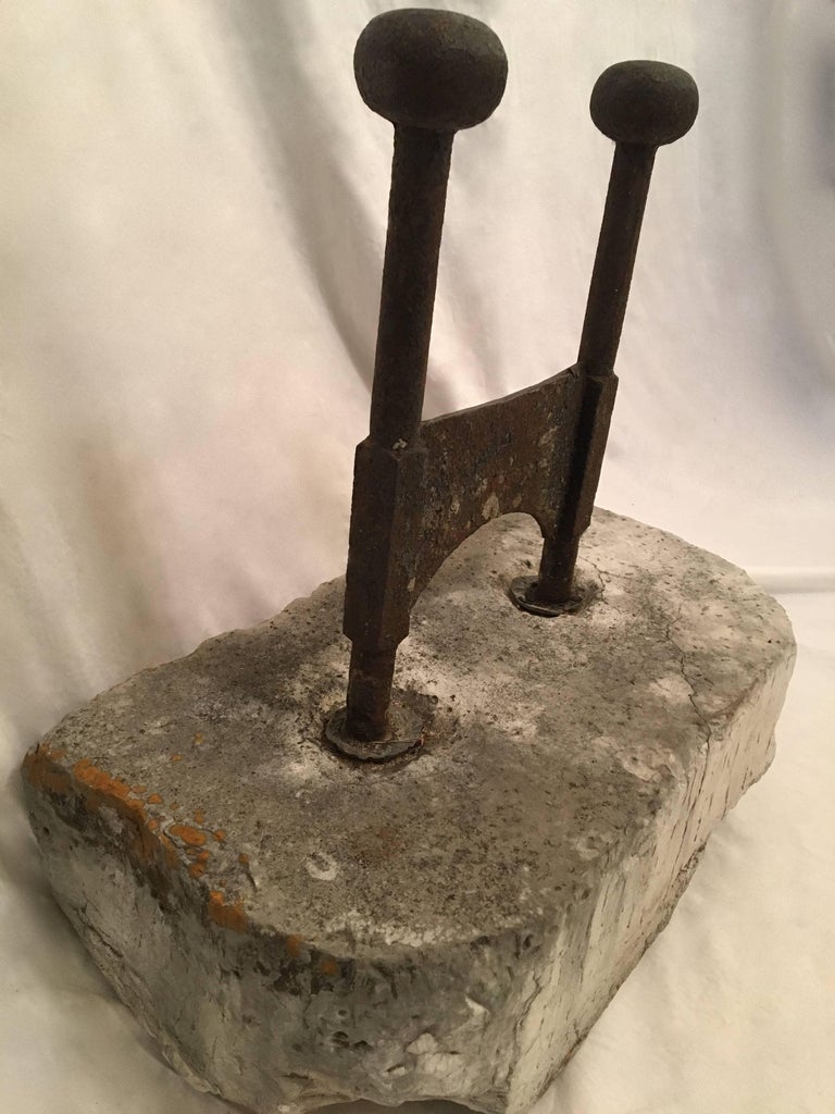 Late 18th Century Iron Boot Scraper at 1stDibs