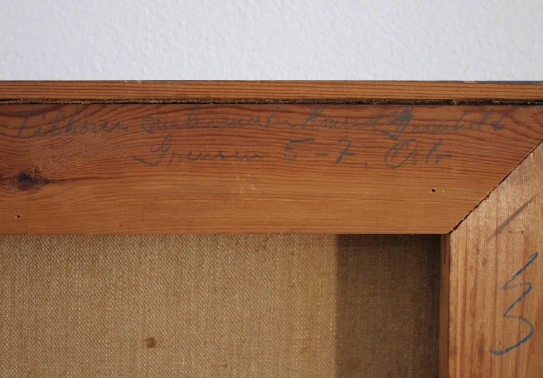 Gunnar S. Gundersen Abstract Oil on Canvas, 1957 at 1stDibs