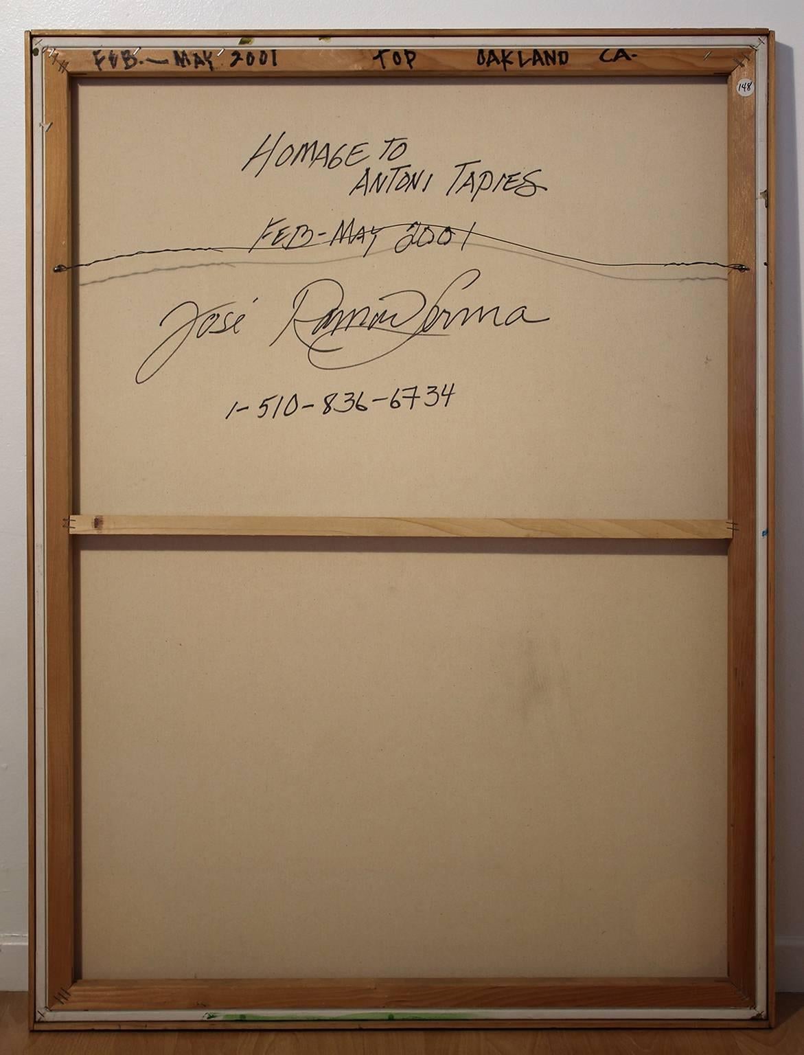 Jose Ramon Lerma "Homage to Antoni Tapies" 2001 at 1stDibs