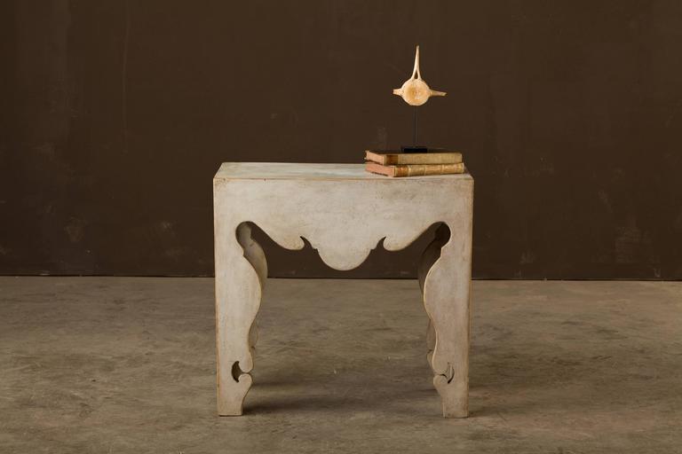 Contemporary Martini Side Table with Painted Swedish Finish For Sale at ...