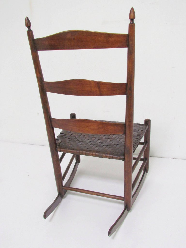 Authentic Original Mt. Lebanon Shaker No. 3 Rocking Chair at 1stDibs ...