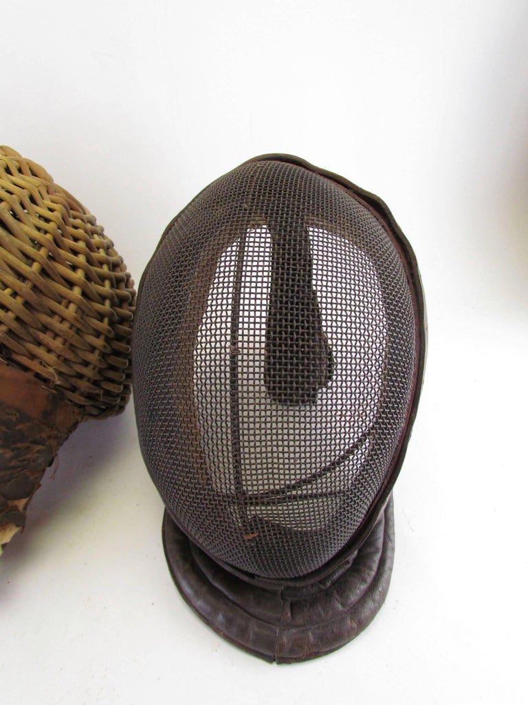 Set of Three Antique 19th Century Sparring Masks For Sale at 1stDibs