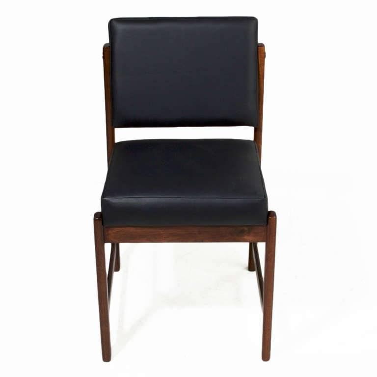 Basic Pivot Back Dining Chair in Walnut by Thomas Hayes Studio For Sale ...
