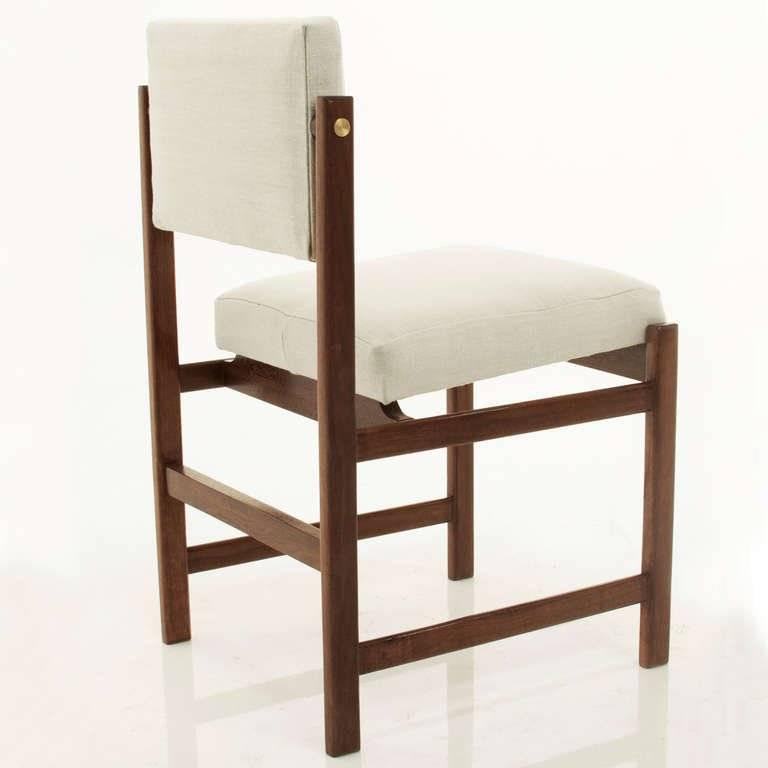 Basic Pivot Back Dining Chair in Walnut by Thomas Hayes Studio For Sale ...