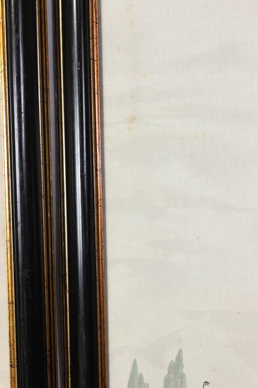 Pair of Large Framed Zuber Style Panels at 1stDibs