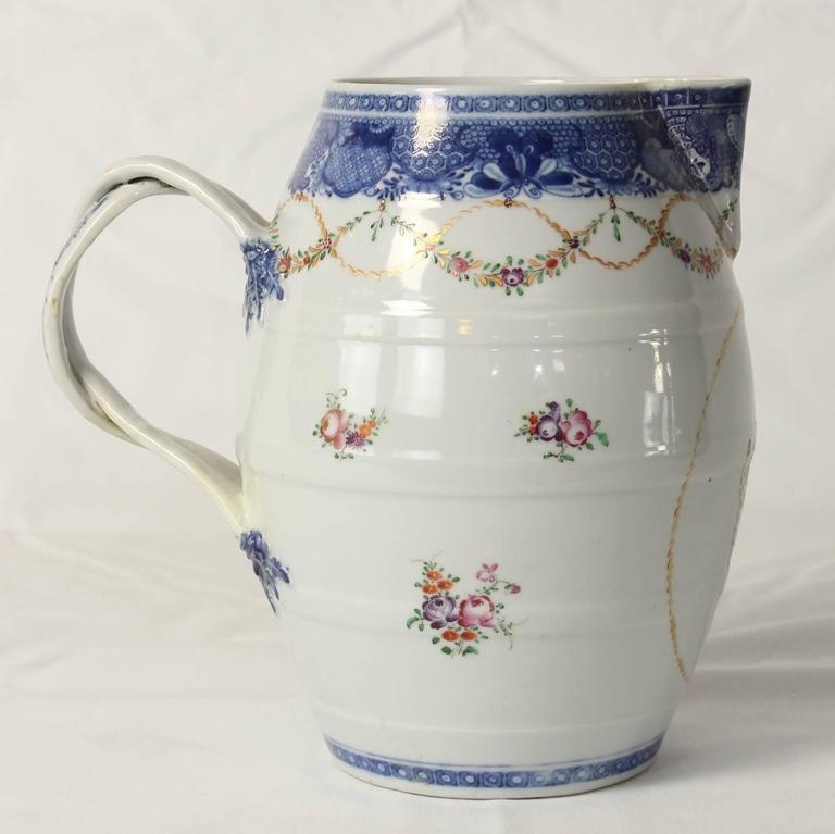 Very Fine Chinese Export Cider Pitcher at 1stDibs