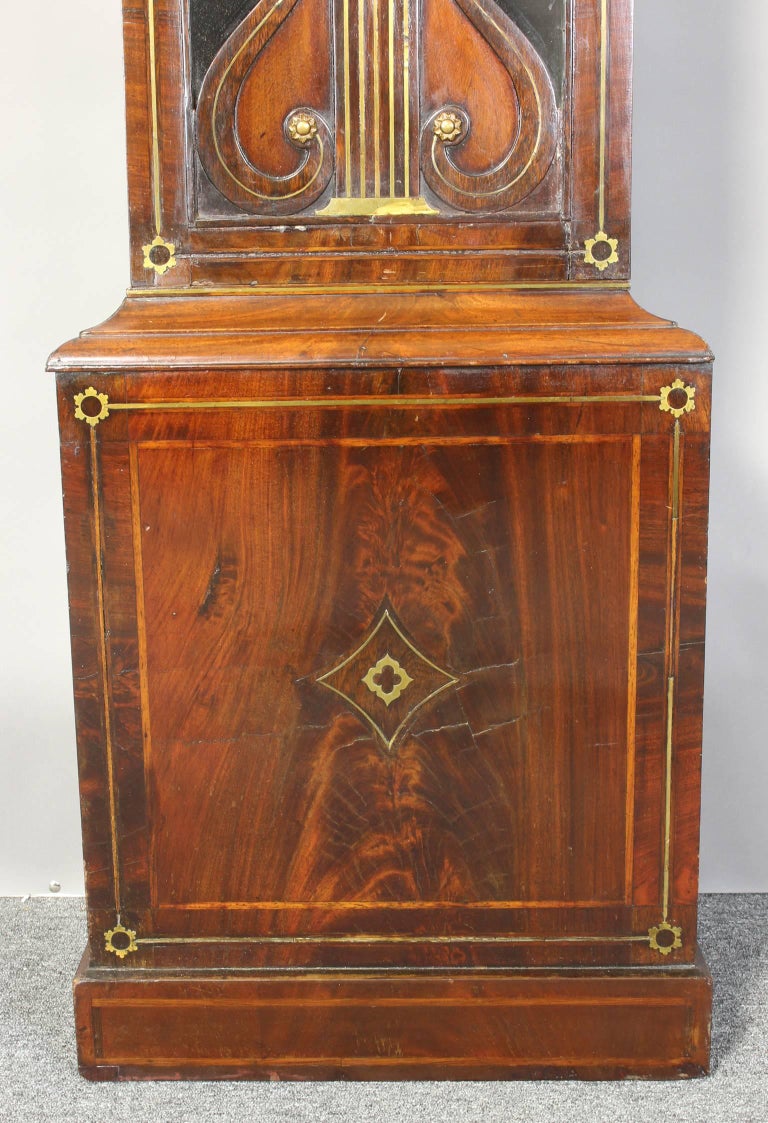 Irish Regency Eight Day Tall Case Clock at 1stDibs