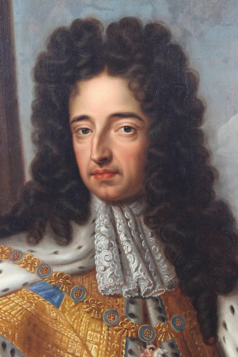 Oil on Canvas Portrait of King Charles II at 1stDibs