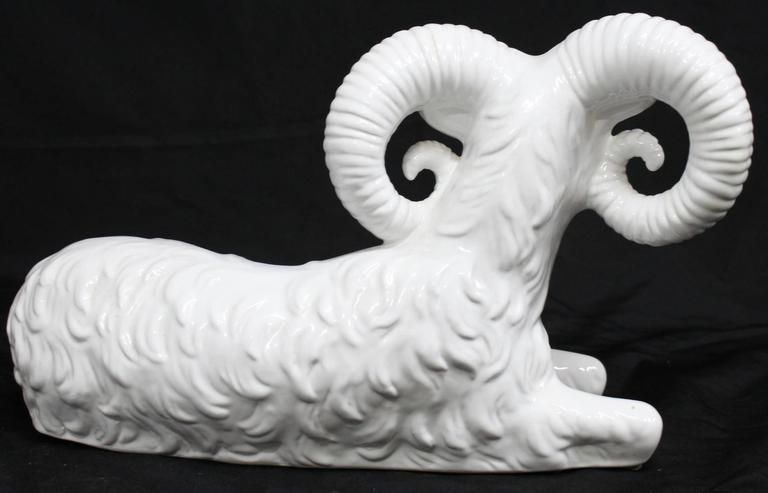Reclining Ram Sculpture at 1stDibs