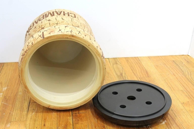Large Moet and Chandon Cork Ice Cooler at 1stDibs