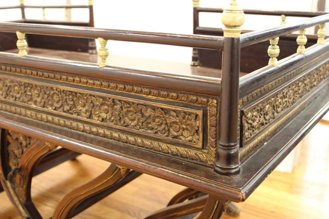 Thai Wooden Elephant Howdah at 1stDibs | elephant howdah for sale