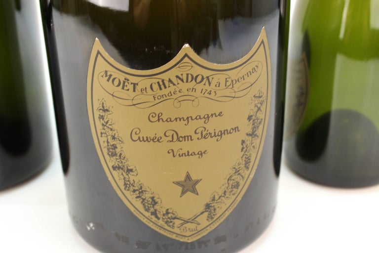 Dom Perignon Advertising Display Champagne Bottles at 1stDibs