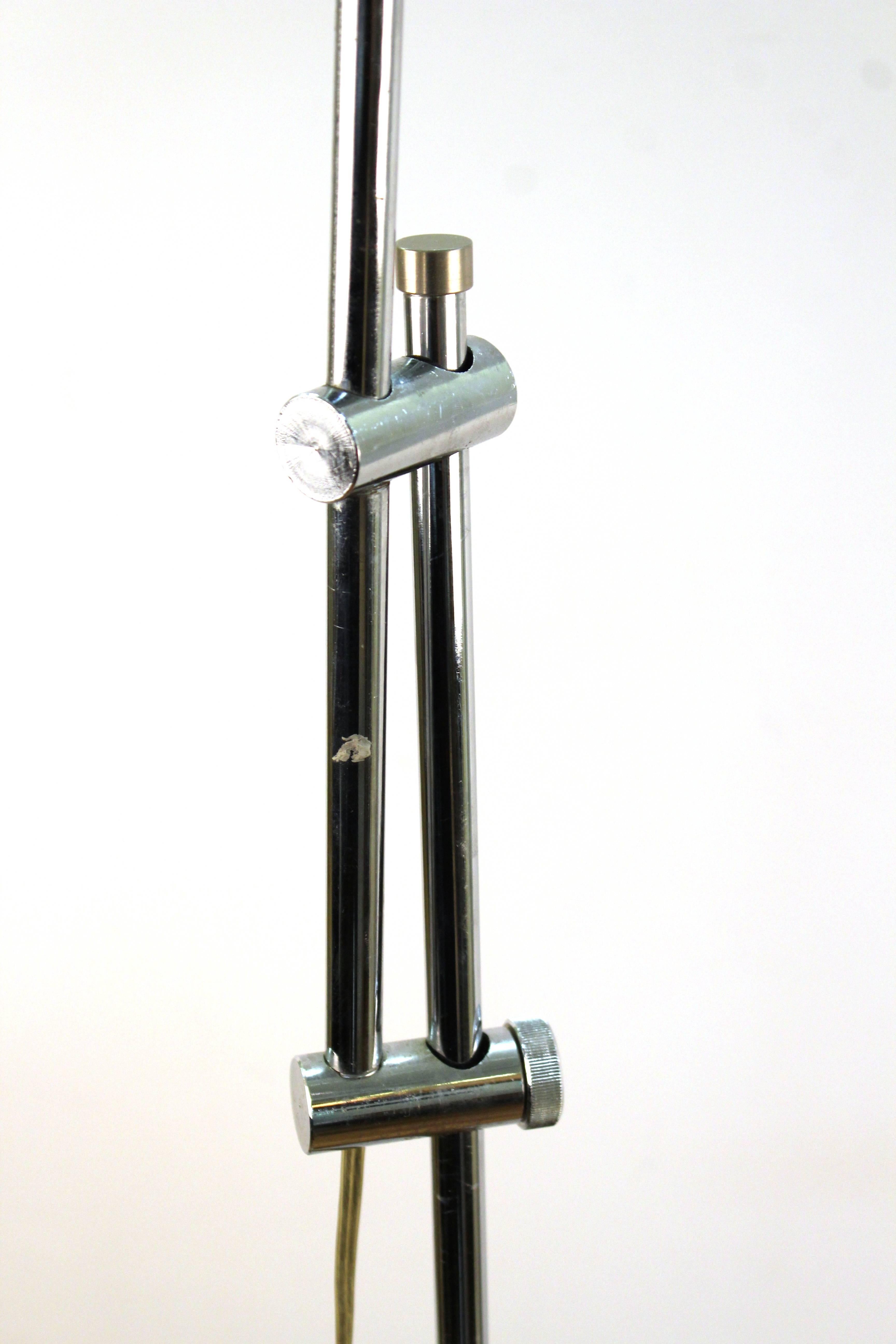 Mid-Century Modern Arc Lamp with Articulating Shade and Adjustable ...