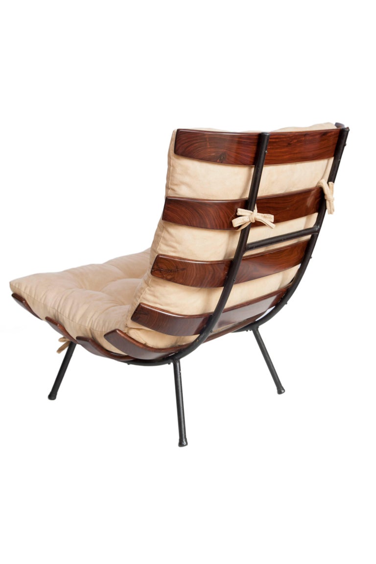 Martin Eisler and Carlo Hauner Costela or 'Rib' Chairs with Ottomans at ...