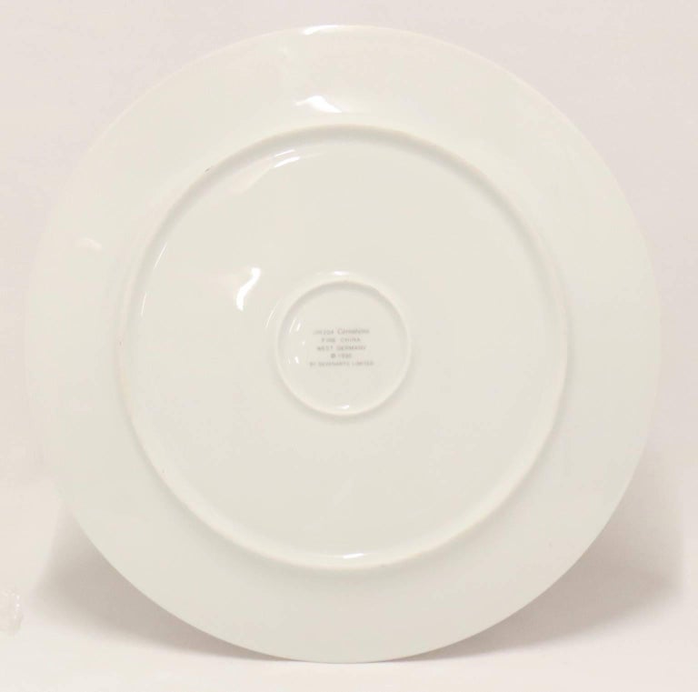 Erte Decorative Plate 'Carnation' at 1stDibs