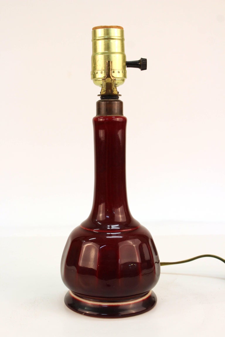 Bing and Grondahl Porcelain Lamp at 1stDibs