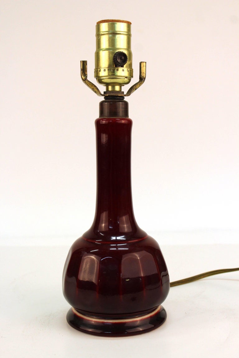 Bing and Grondahl Porcelain Lamp at 1stDibs