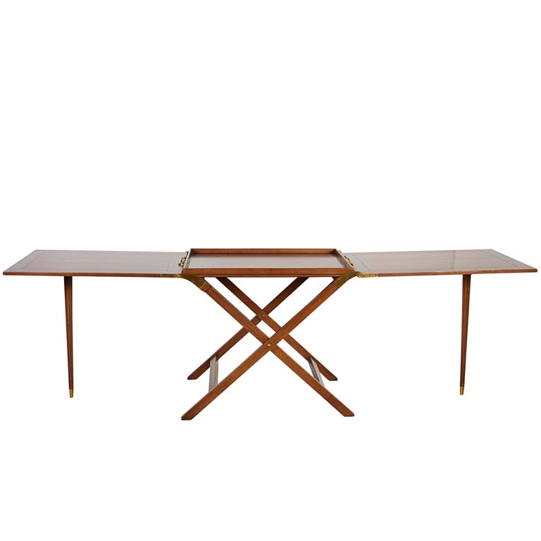 Mid-Century Modern Expandable Serving Table by Baker at 1stDibs