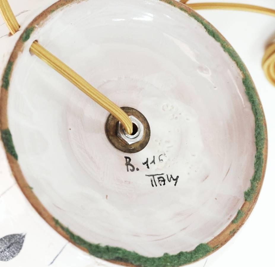 Large Rainbow Feather Lamp by Aldo Londi for Bitossi For Sale at ...