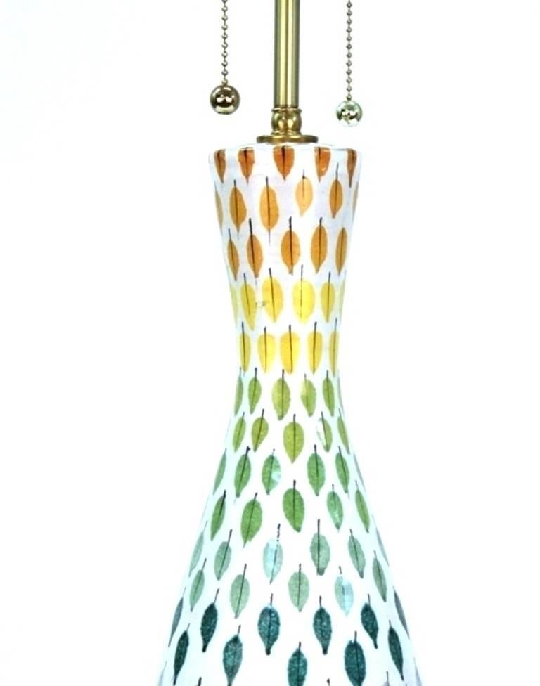 Large Rainbow Feather Lamp by Aldo Londi for Bitossi For Sale at ...