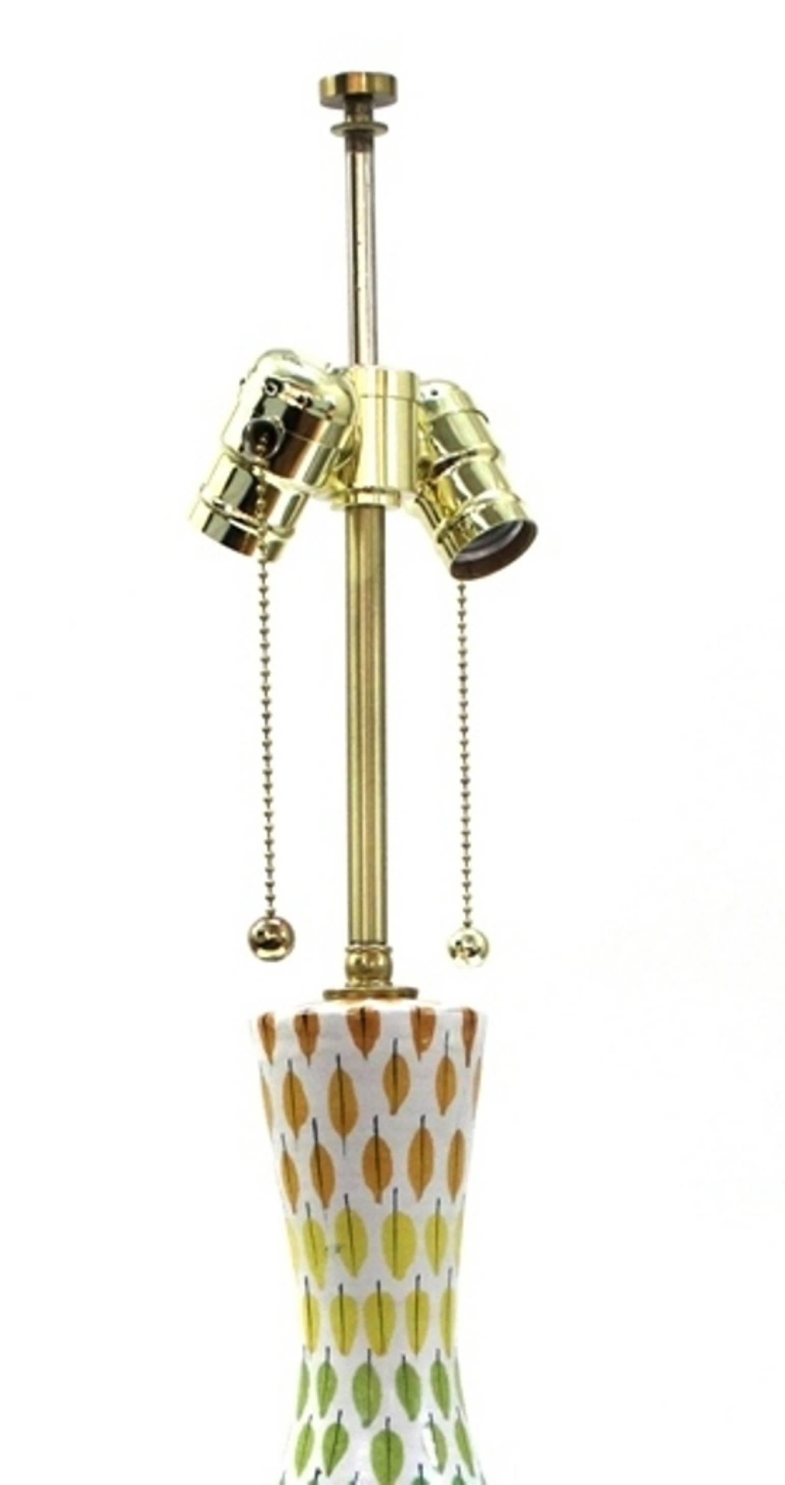 Large Rainbow Feather Lamp by Aldo Londi for Bitossi For Sale at ...